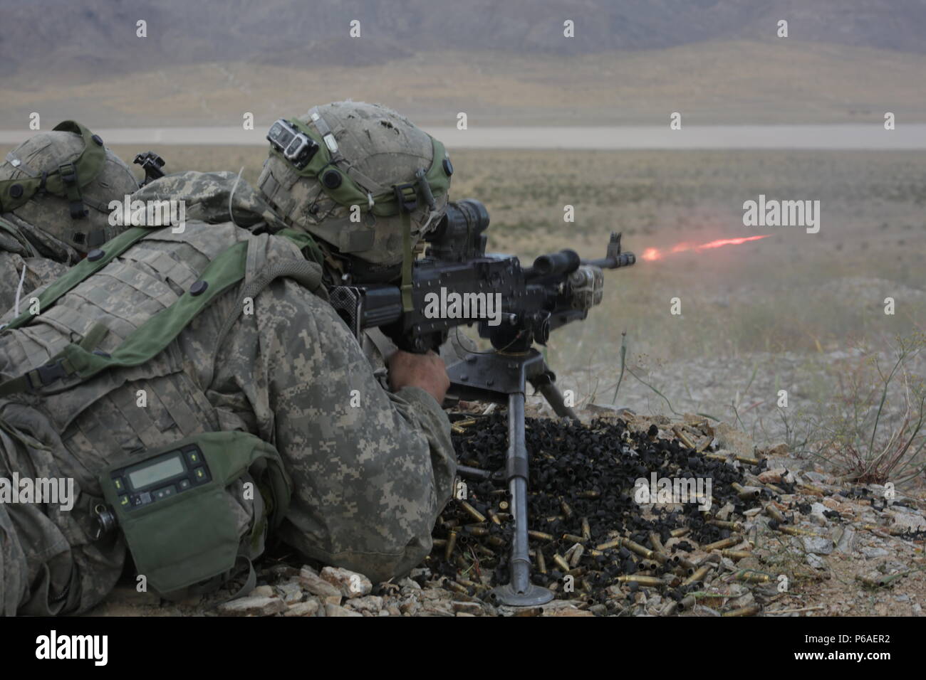 U.S. Army Soldiers from 1st Battalion, 23rd Infantry Regiment, conducts live fire during ...