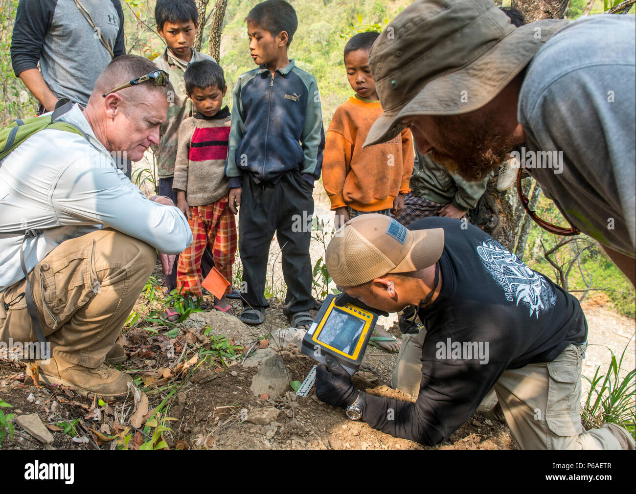U.S. Marine Col. Michael Gann, director of operations with the Defense ...