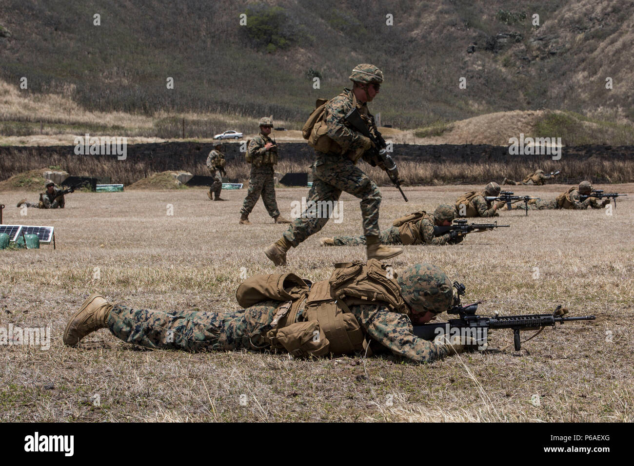 MARINE CORPS BASE HAWAII – Marines with Echo Company, 2nd Battalion ...