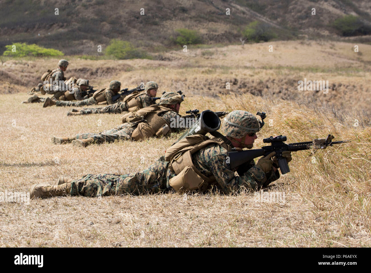 MARINE CORPS BASE HAWAII – Marines with Echo Company, 2nd Battalion ...