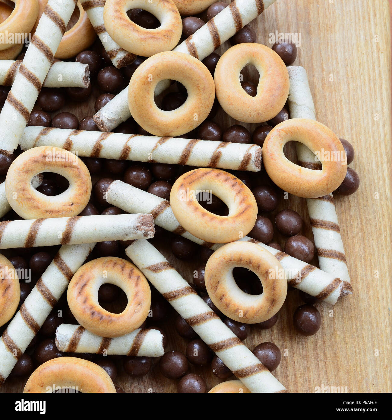 Random pile of sweets hi-res stock photography and images - Alamy