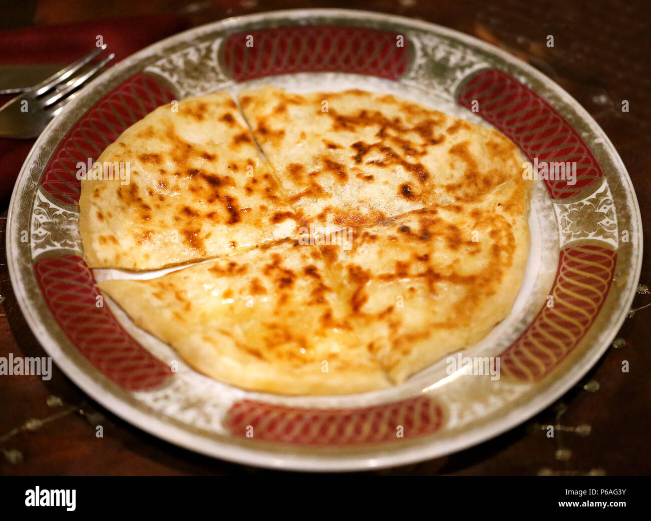 Photo of a macro of delicious Indian burrs in a restaurant Stock Photo ...