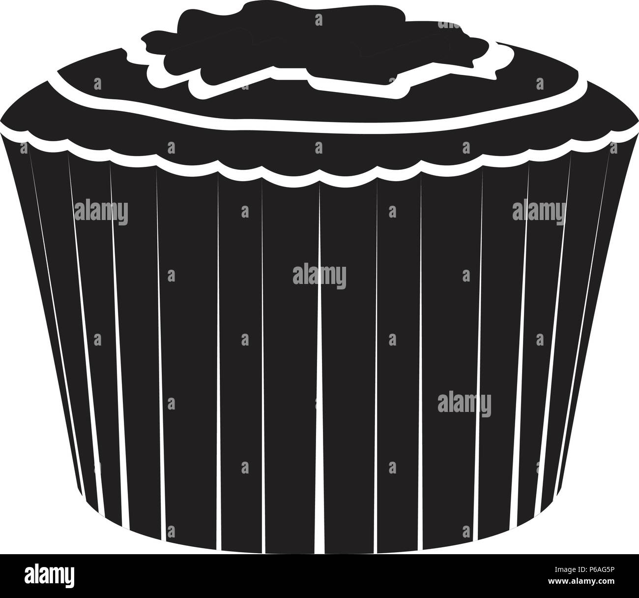 Isolated muffin icon Stock Vector Image & Art - Alamy