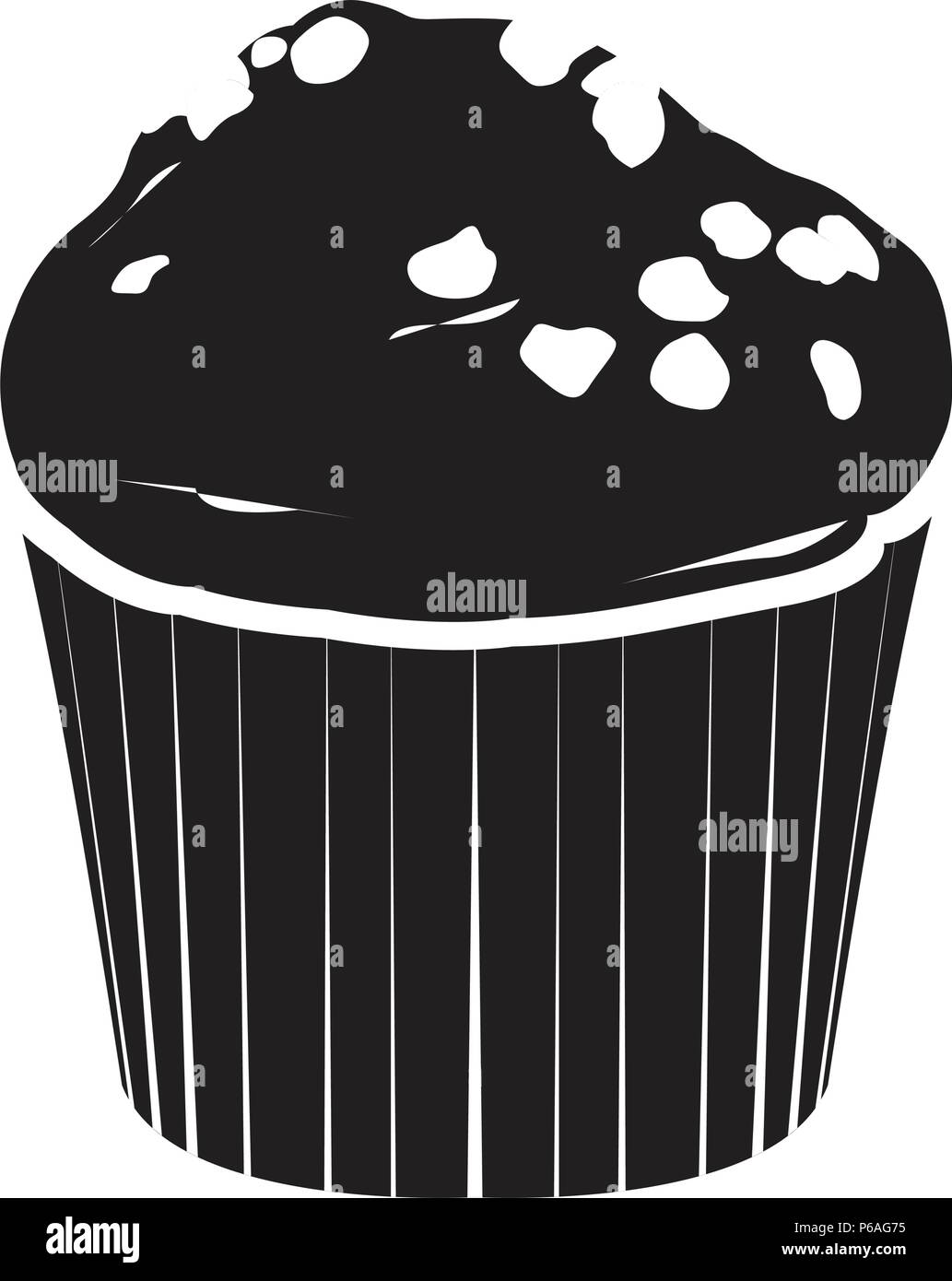 Isolated muffin icon Stock Vector Image & Art - Alamy