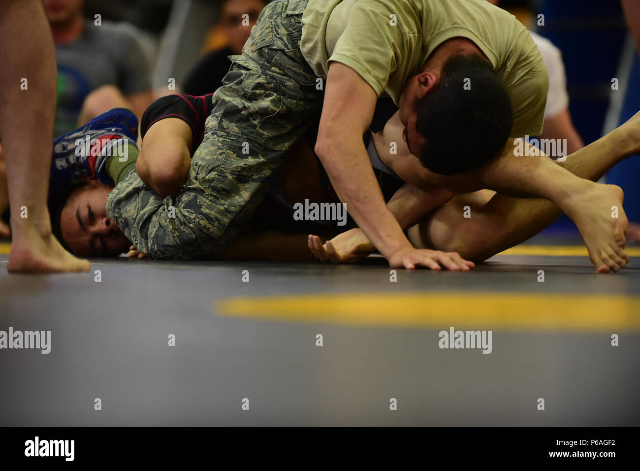 Combatants go full contact during the National Police Week Ground ...
