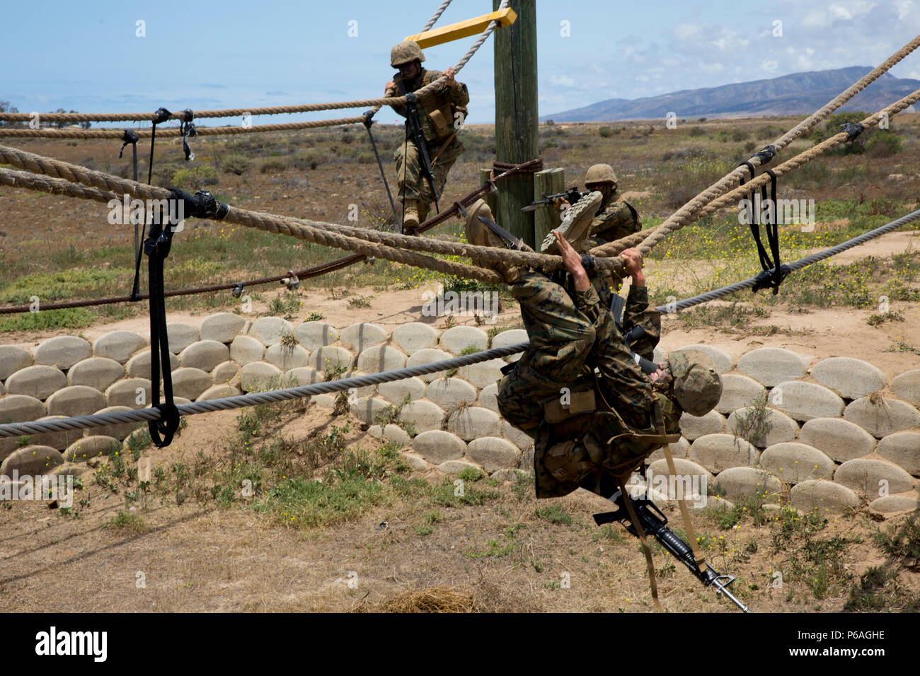 U.S. Marine Corps recruit Jason B. Hammond with Company F, 2d Recruit ...