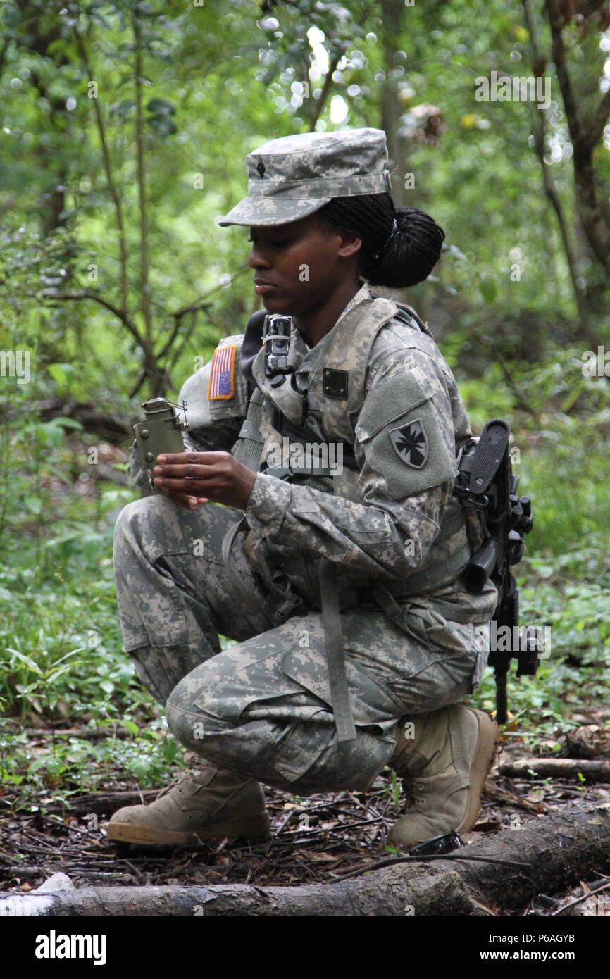 A soldier assigned to the 35th Combat Sustainment Support Battalion ...