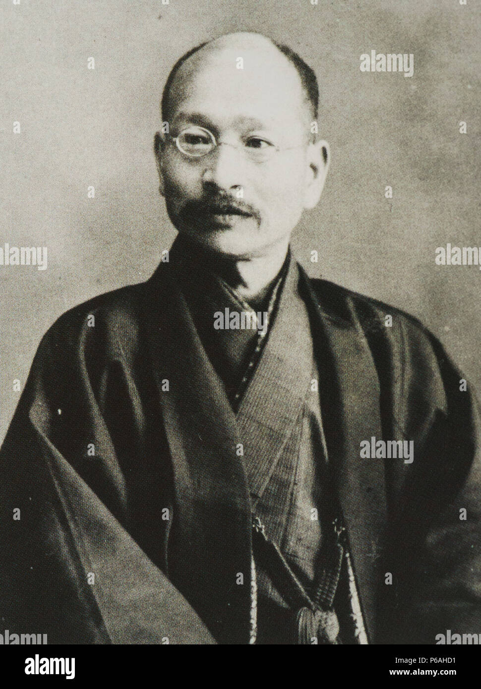 Portrait of Miyatake Gaikotsu ( 1867 - 1955 ) Japanese author ...