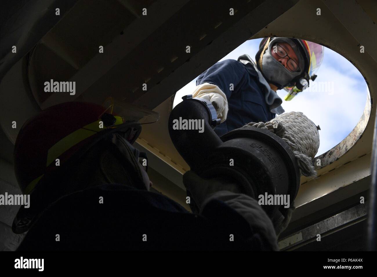 170311-N-JI086-094 MEDITERRANEAN SEA (March 11, 2017) Seaman Andrea ...