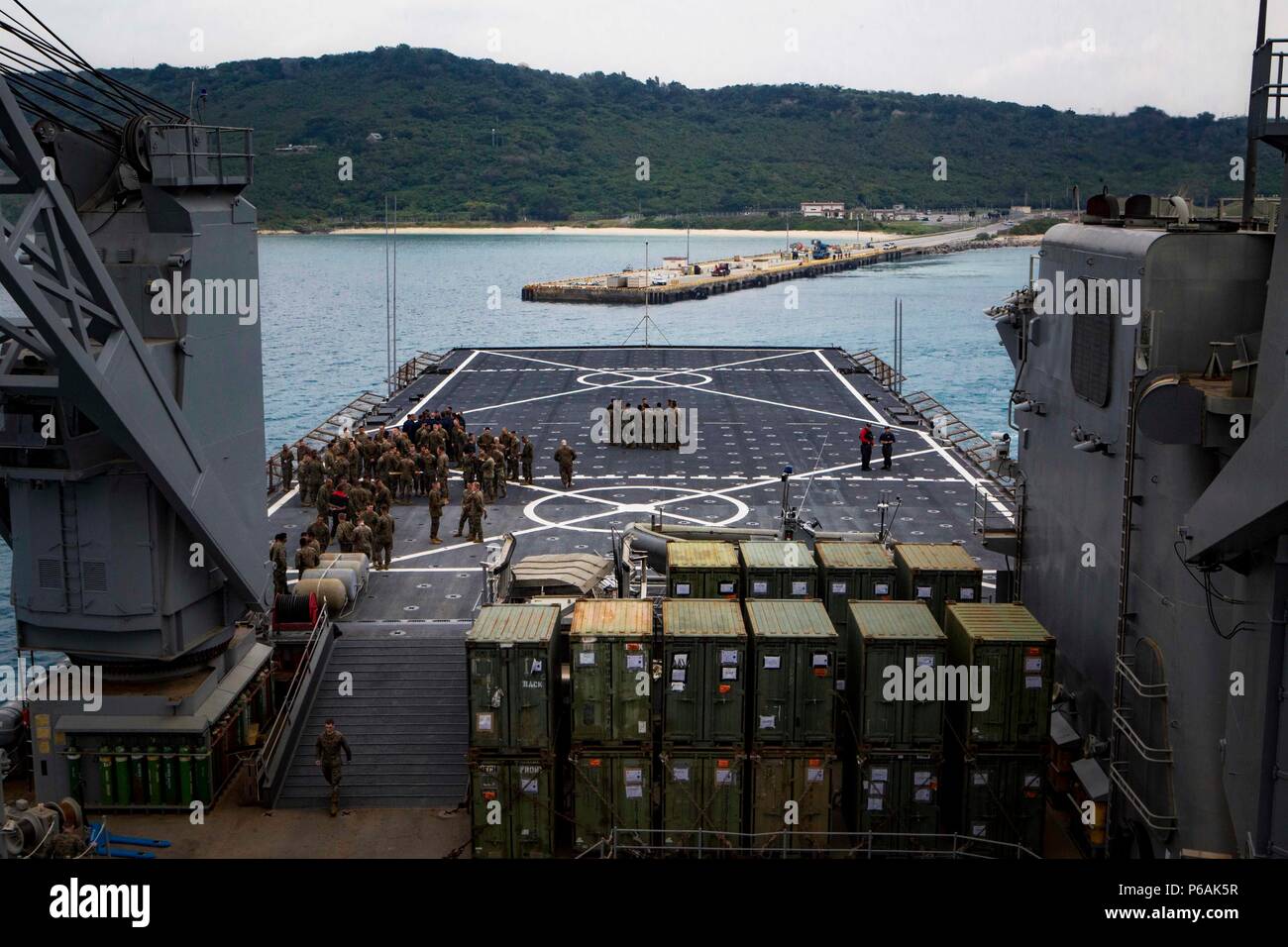 170308-M-MF313-037 OKINAWA, Japan (March 8, 2017) The amphibious dock ...