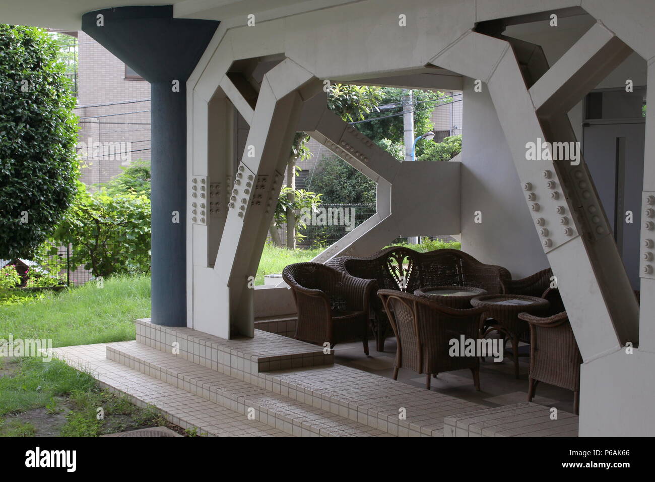 TOKYO, JAPAN - June 24, 2018: View of the Junzo Sakakura-designed ...