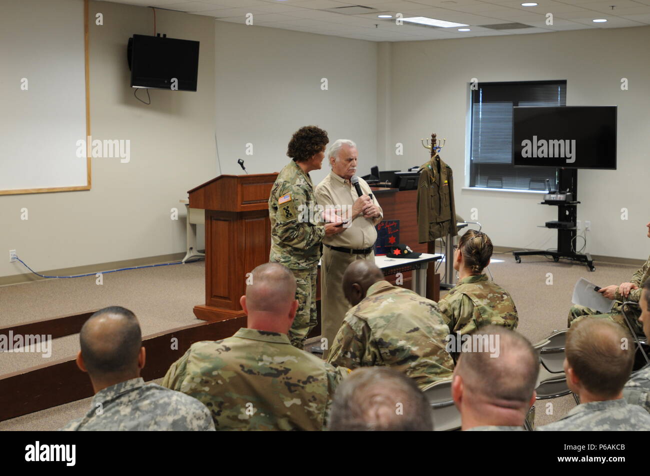 In this image released by the Army Reserve's 75th Training Command ...