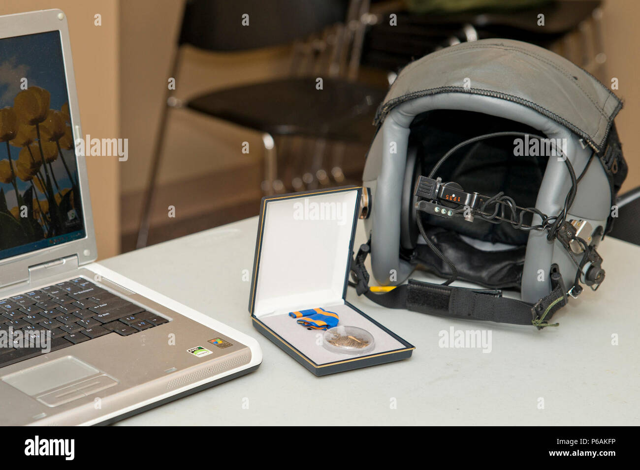 Air Force visual aids stand at the ready for the more than 250 students ...