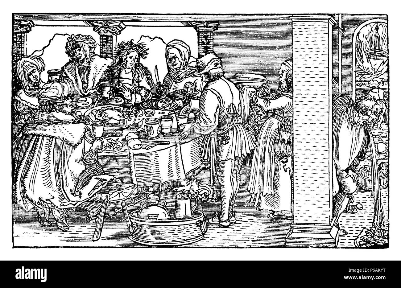 Gluttony feast hi-res stock photography and images - Alamy