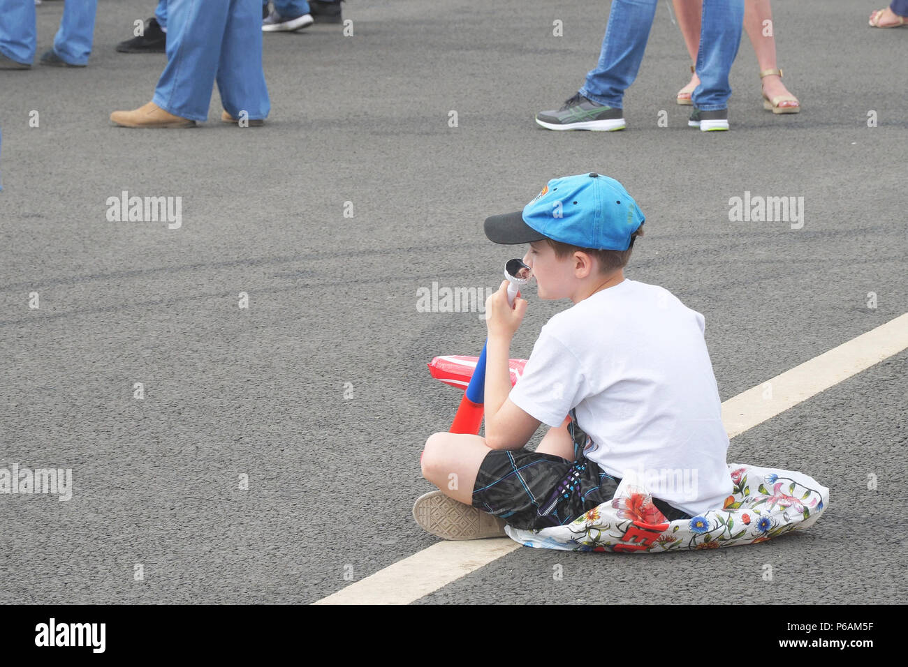 Small football fan at the world Cup 2018 in Samara Stock Photo - Alamy