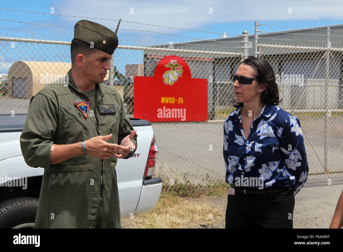 U.S. Marine Corps Maj. Andrew St. George, the assistant operations ...