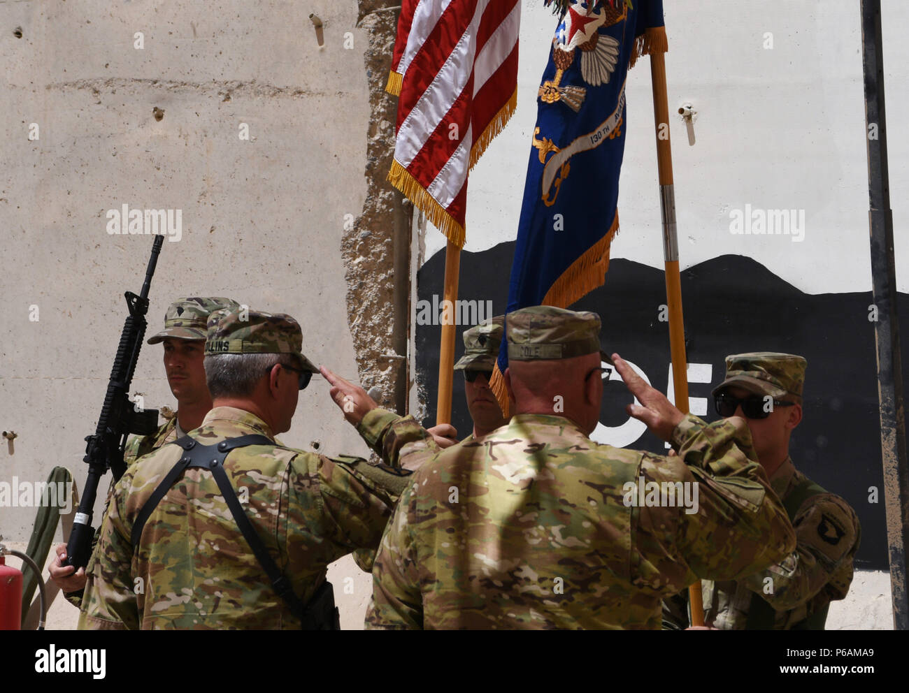 Task Force Marauder conducted a guidon casing ceremony June 23, 2018 to ...
