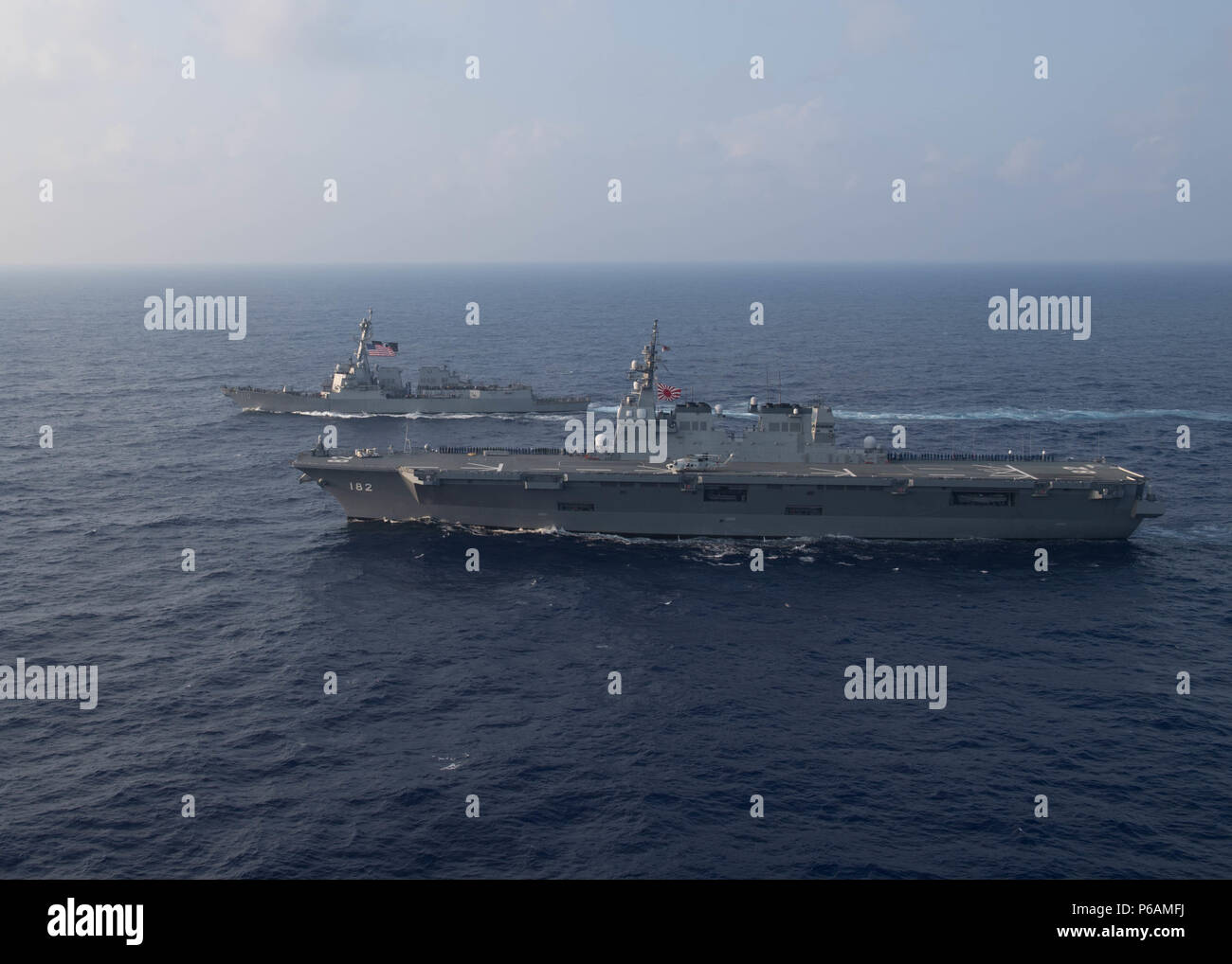 180623-N-ND356-0275 PACIFIC OCEAN (June 23, 2018) U.S. Navy guided ...