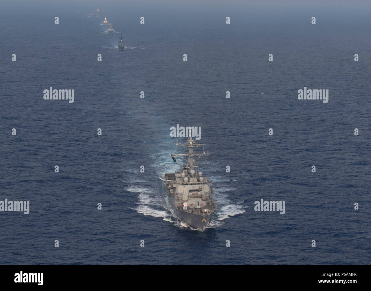 180623-N-ND356-0342 PACIFIC OCEAN (June 23, 2018) U.S. Navy guided ...