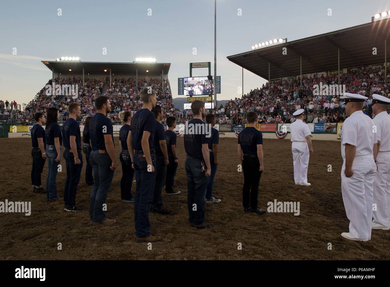 RENO, Nev. (June 22, 2018) Capt. Ryan Heilman, commanding officer of ...