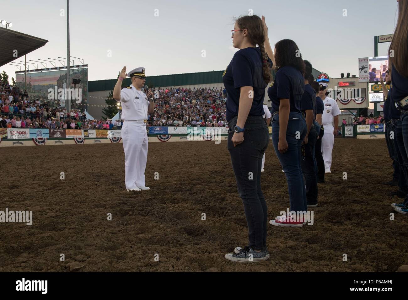 RENO, Nev. (June 22, 2018) Capt. Ryan Heilman, commanding officer of ...