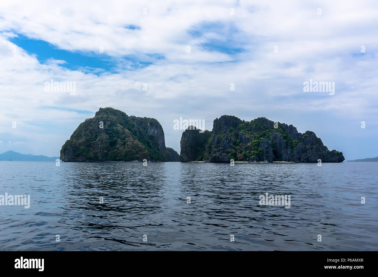 Amazing island with unusual shape of the sea Stock Photo - Alamy