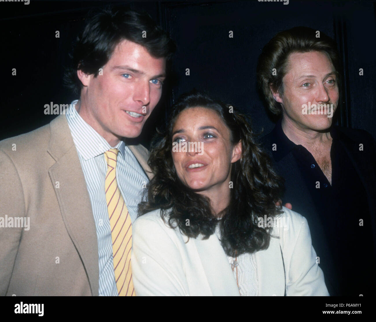 Chris Reeve Karen Allen Chris Walken 1985 Photo By Adam Scull/PHOTOlink ...