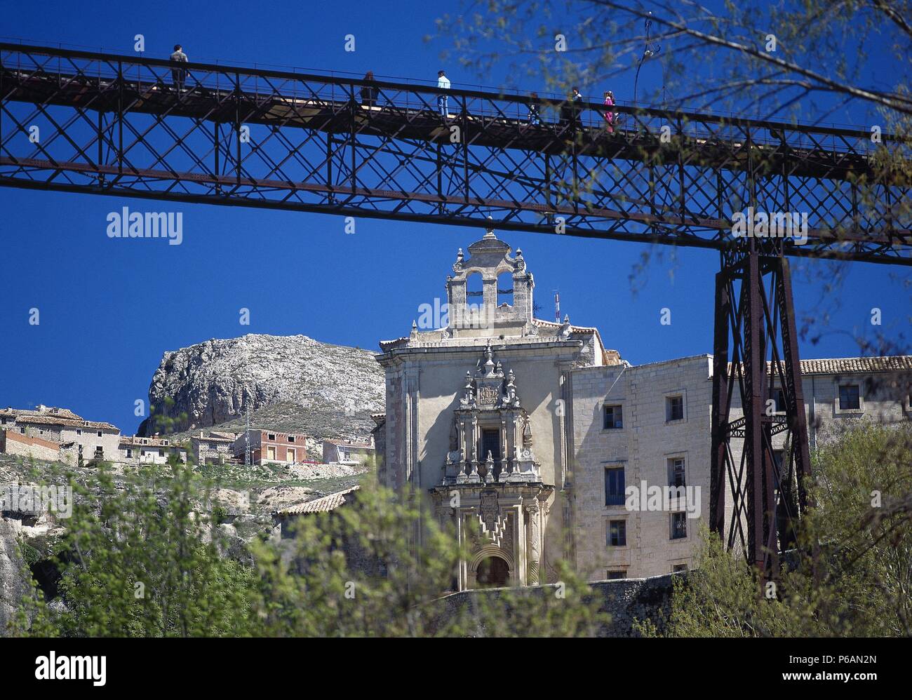Spain. Cuenca City. Bridge and Convent of Saint Paul Stock Photo - Alamy