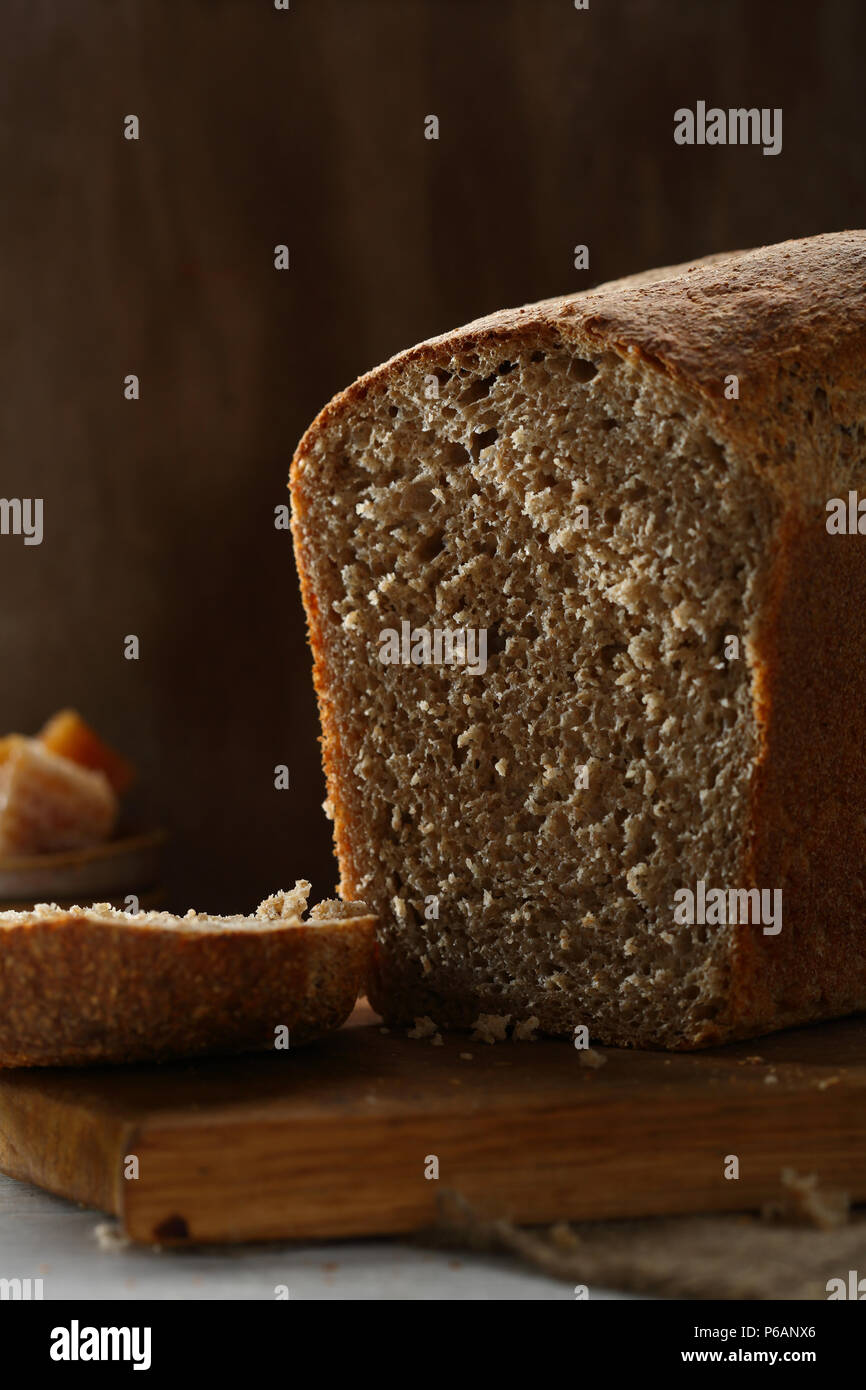 Traditional rye bread, rustic food Stock Photo - Alamy