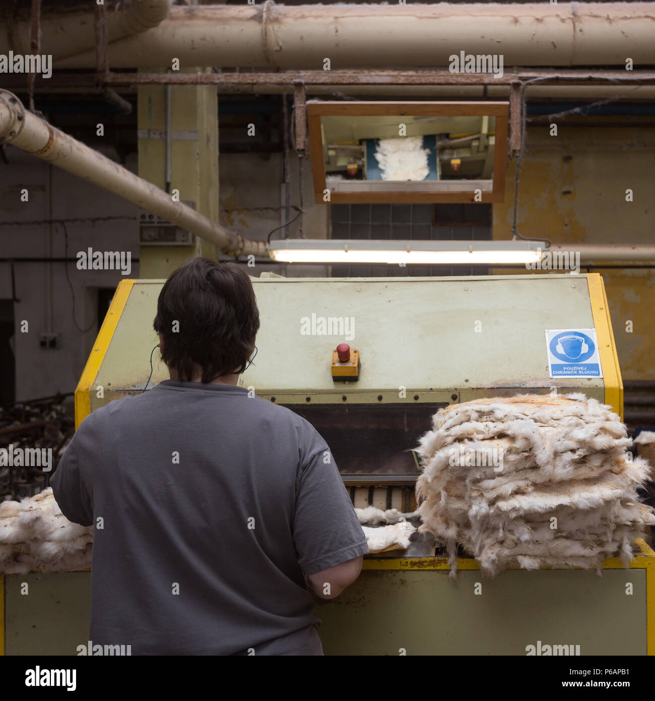 Tonak hat factory Stock Photo - Alamy