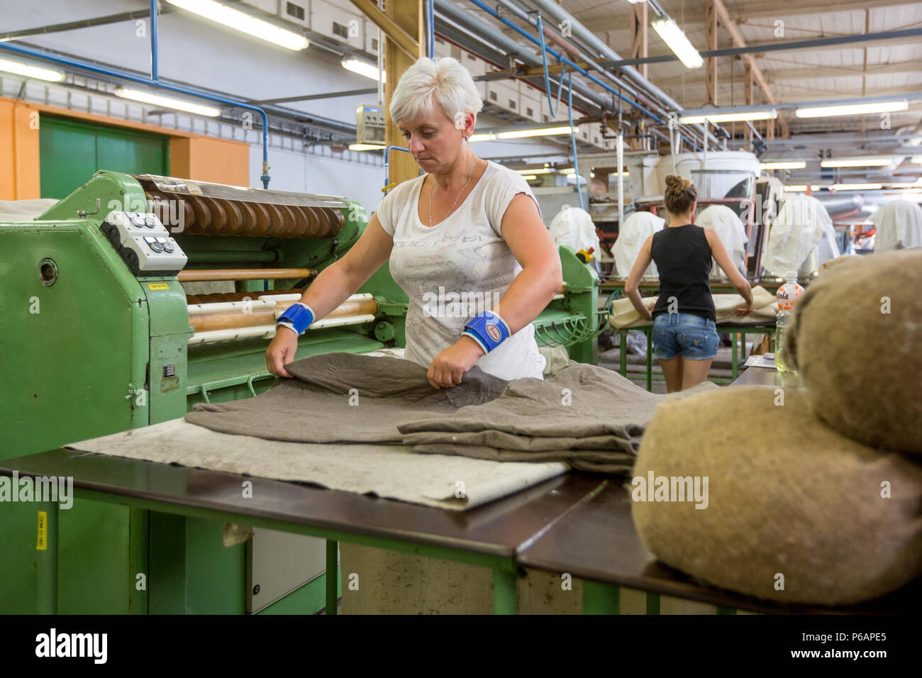Tonak hat factory Stock Photo - Alamy