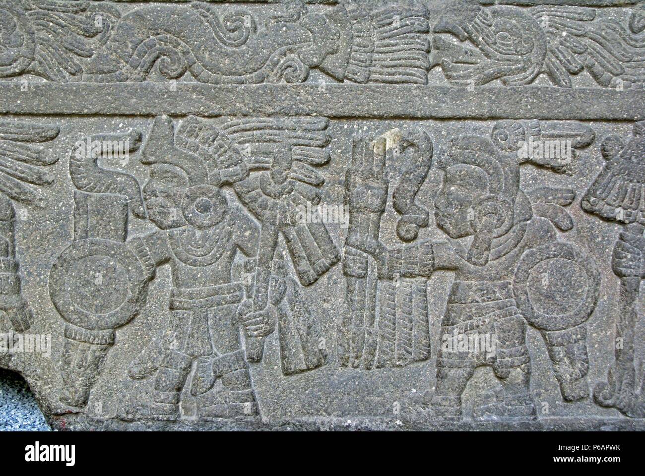 Cuauhxicalli de Moctezuma Ilhuicamina. Cultura Mexica. Museo Nacional ...
