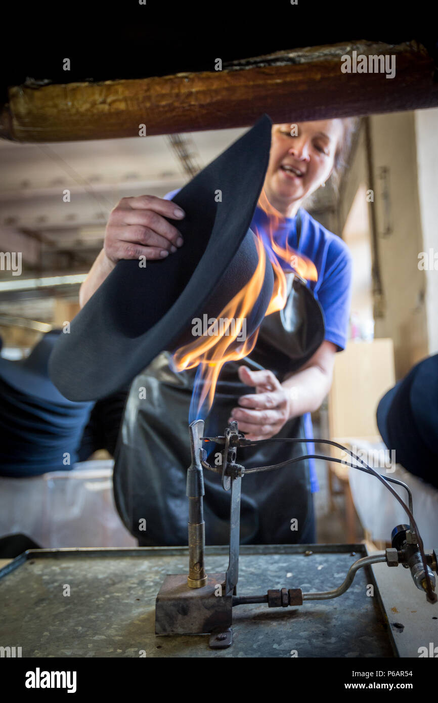 Tonak hat factory Stock Photo - Alamy