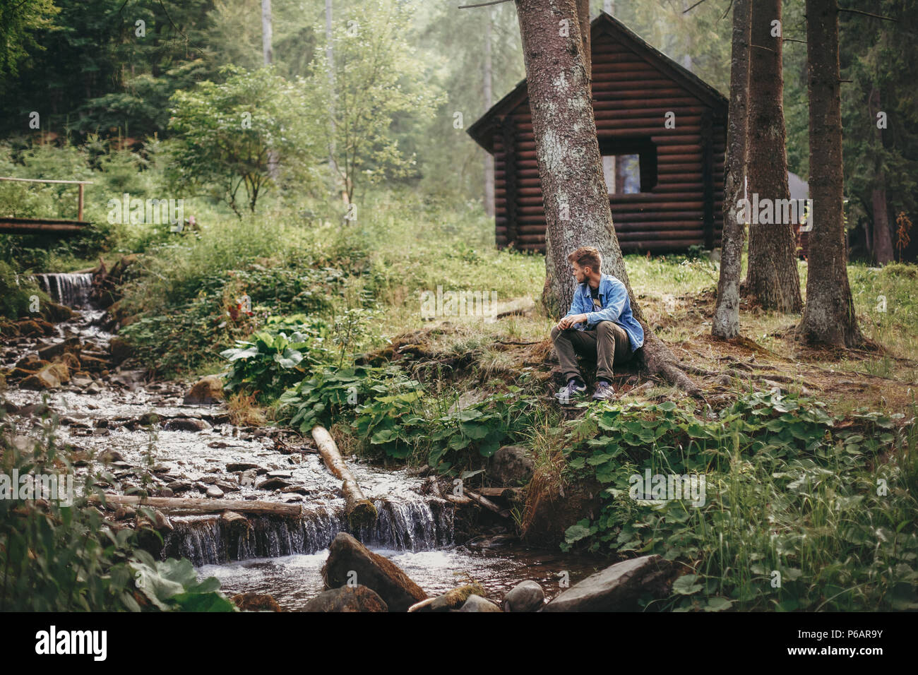 The Cabin In The Woods High Resolution Stock Photography and Images - Alamy