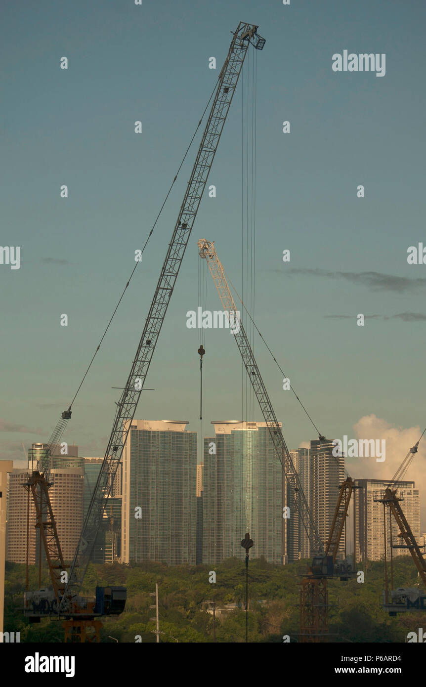 Mall construction, Makati, Manila, Philippines, South East Asia Stock ...