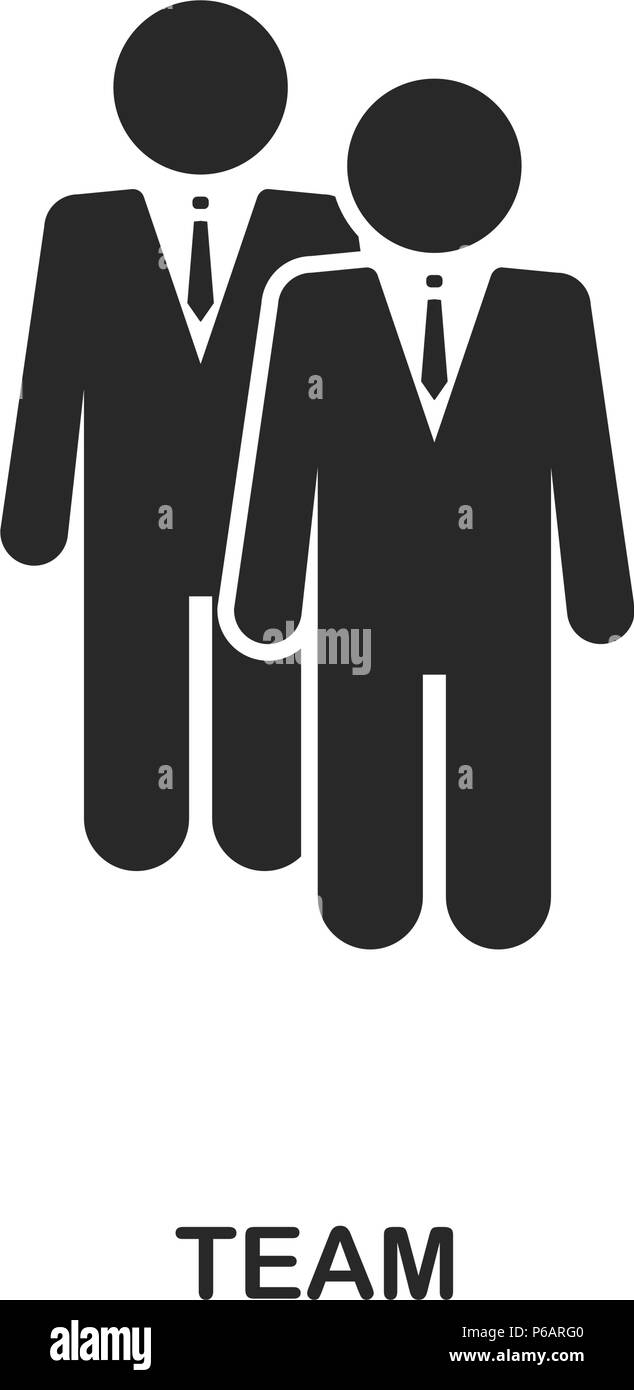Team icon. Line style icon design. UI. Illustration of team icon ...