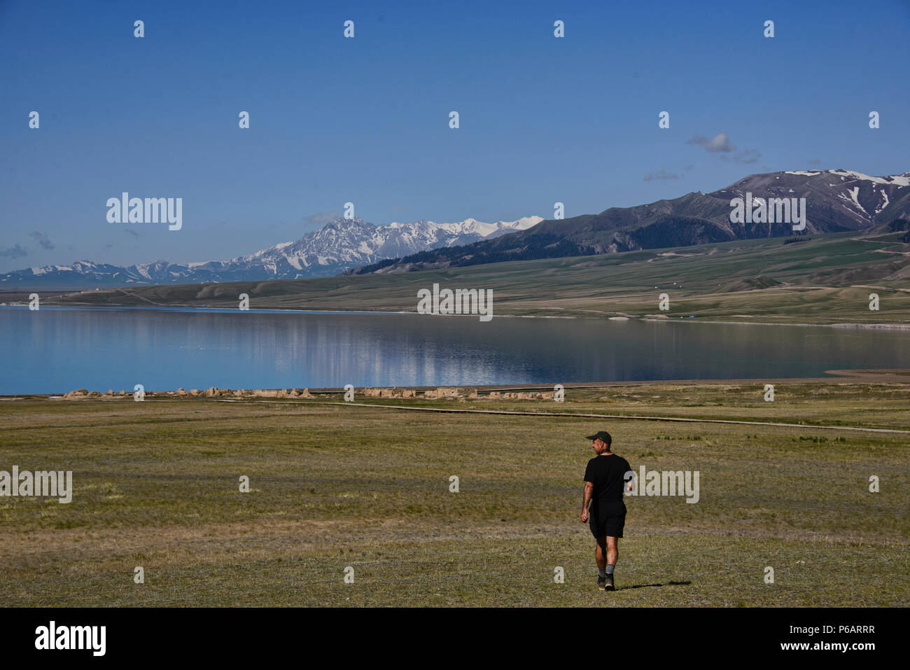 Sayram lake hi-res stock photography and images - Alamy