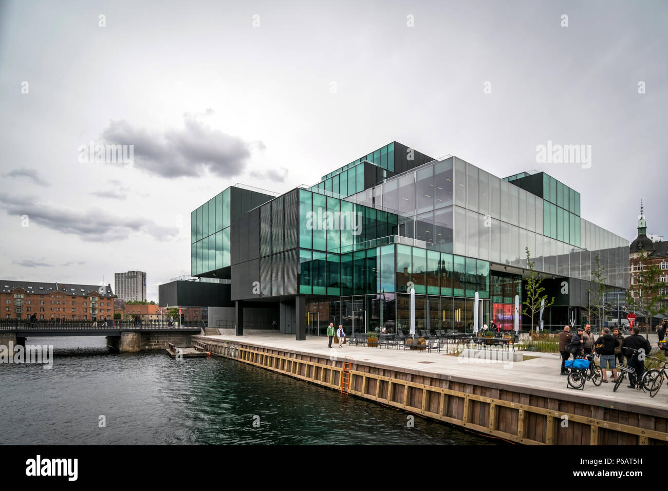 Copenhagen, Denmark - June 21, 2018. BLOX is a massive building housing ...