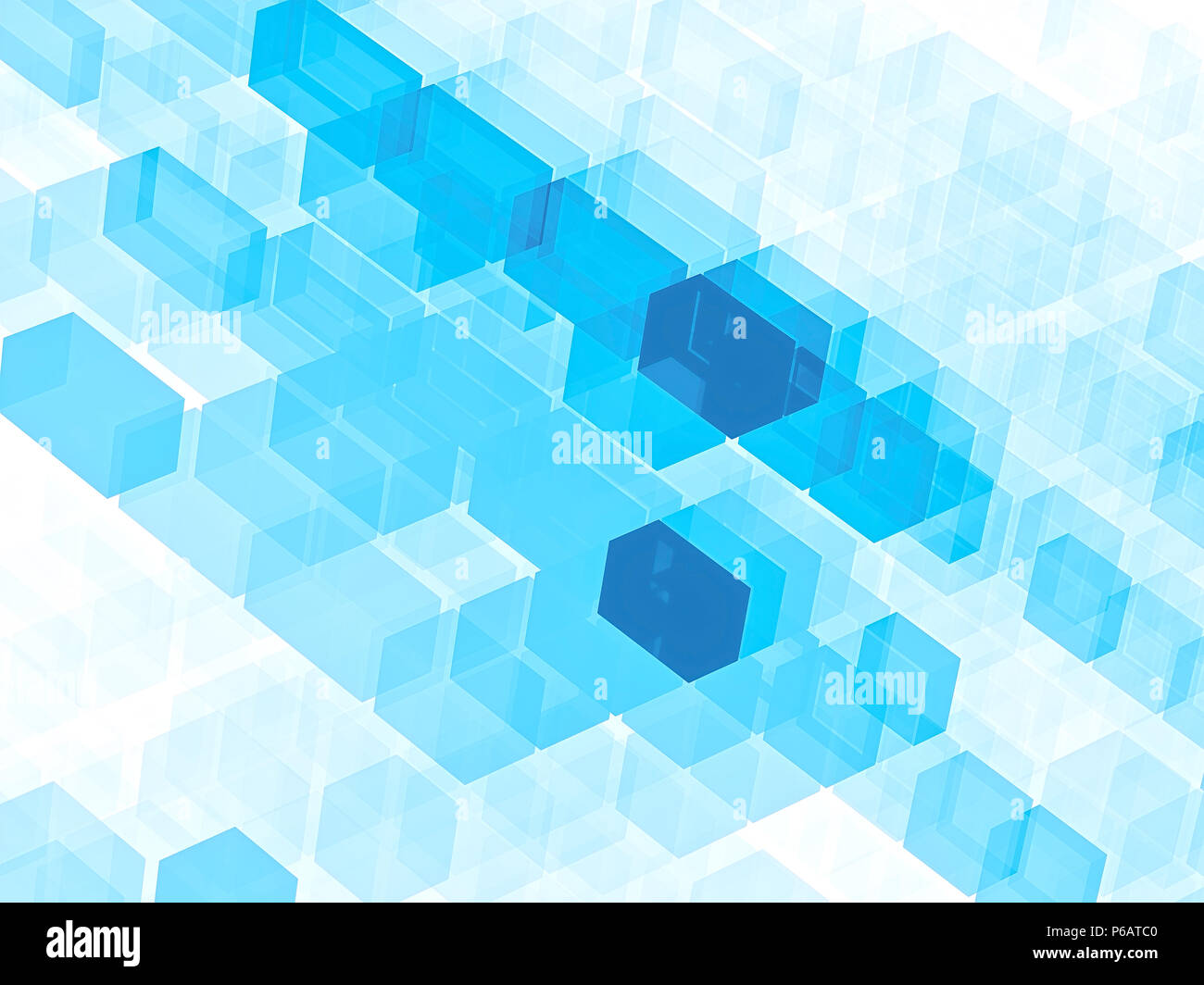 Blue rectangle abstract background hi-res stock photography and images ...