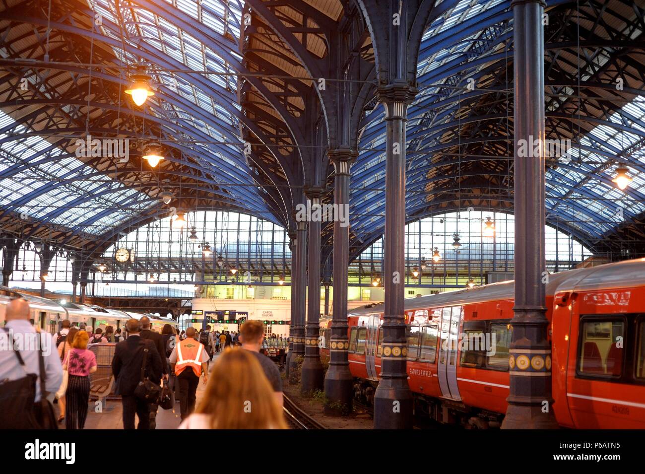 Brighton main line railway station Stock Photo - Alamy