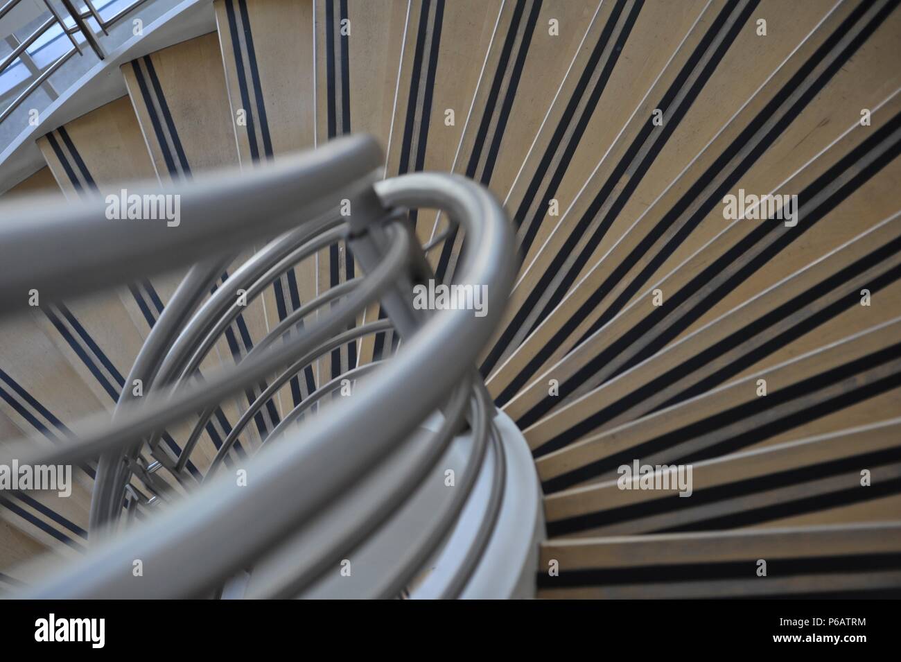 Spiral Staircase in modern office building Stock Photo - Alamy