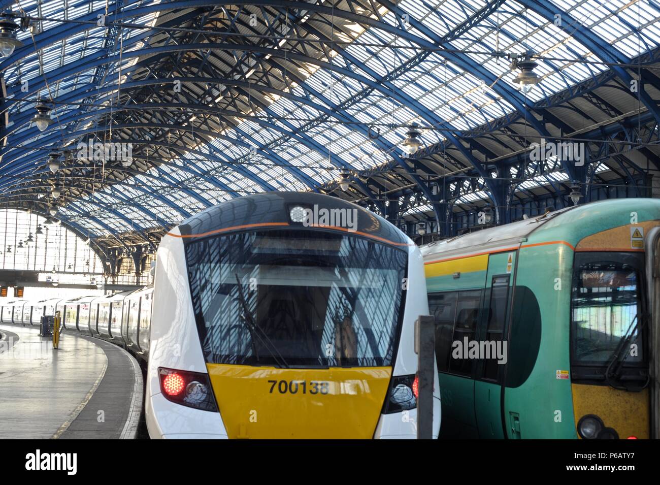 Brighton main line railway station Stock Photo - Alamy