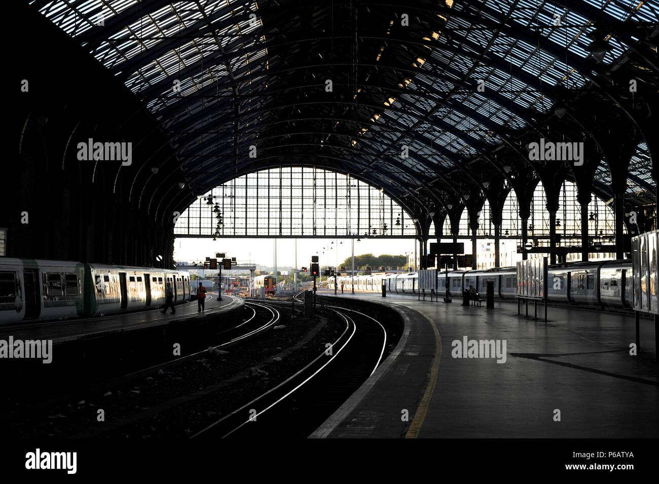 Brighton main line railway station Stock Photo - Alamy