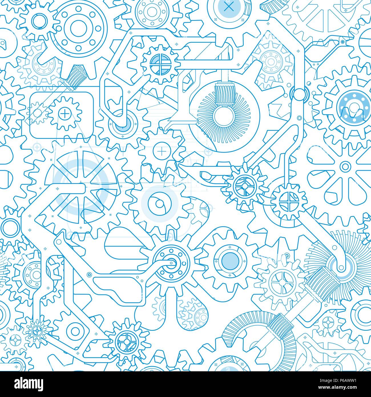 Gear pattern hi-res stock photography and images - Alamy