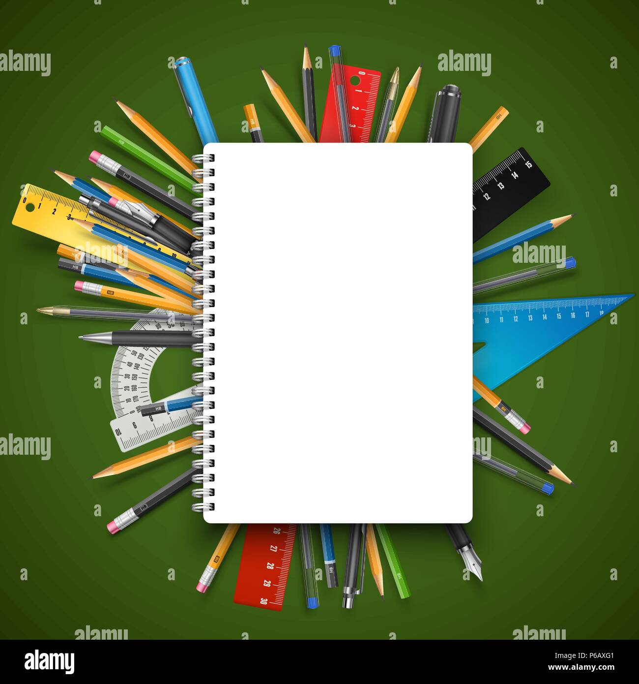 Student note back Stock Vector Images - Alamy