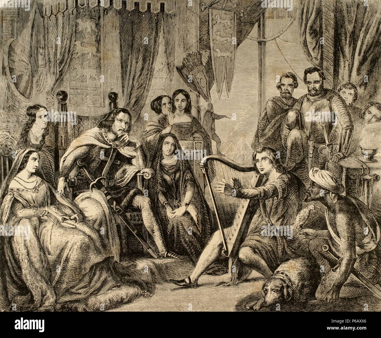 Richard I of England (1157-1199), known as Richard the Lionheart. King ...