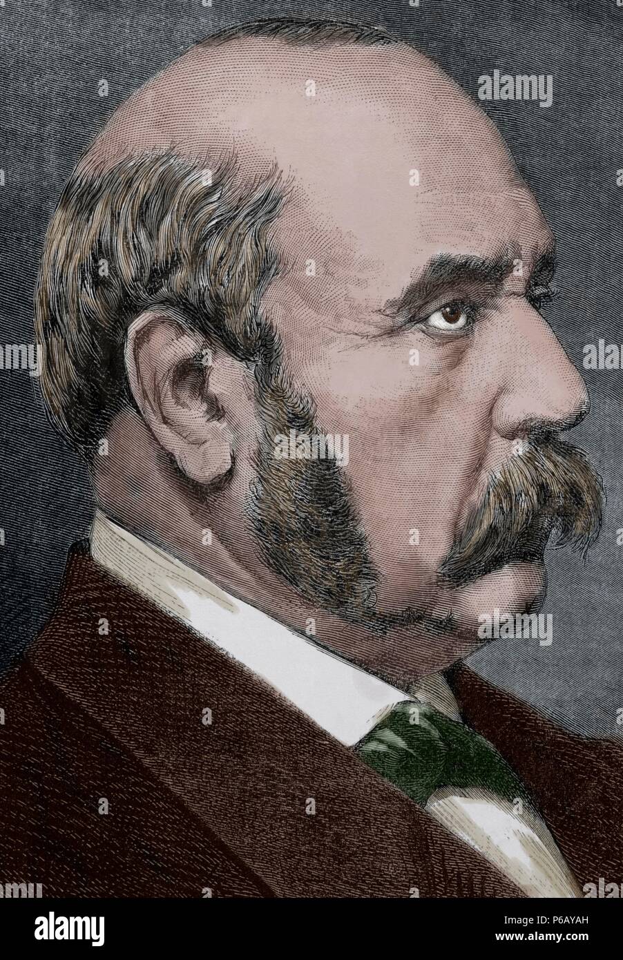 Alexandre Auguste Ledru-Rollin (1807-1874). French politician ...