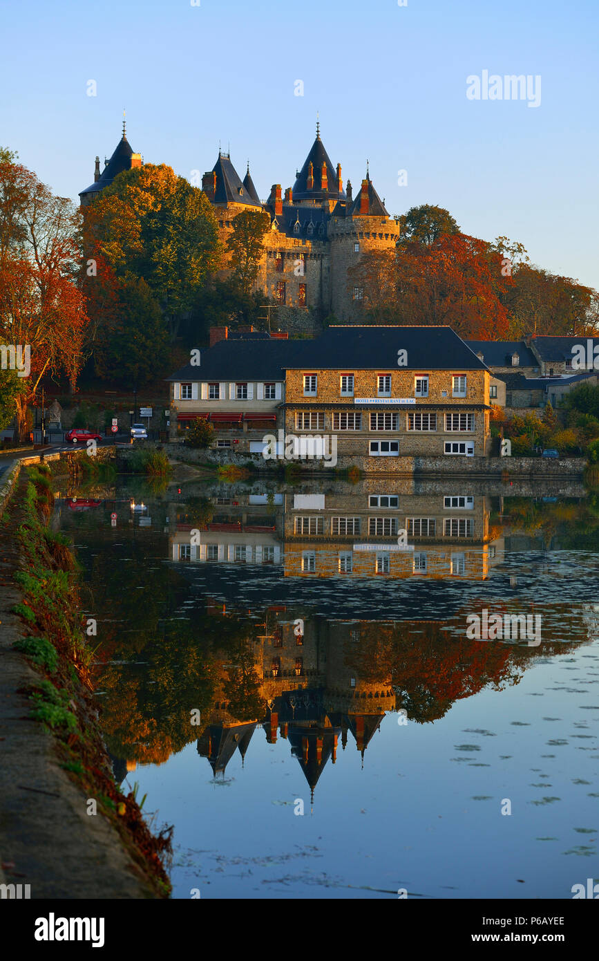 Europe France Combourg Castle in Brittany Stock Photo - Alamy
