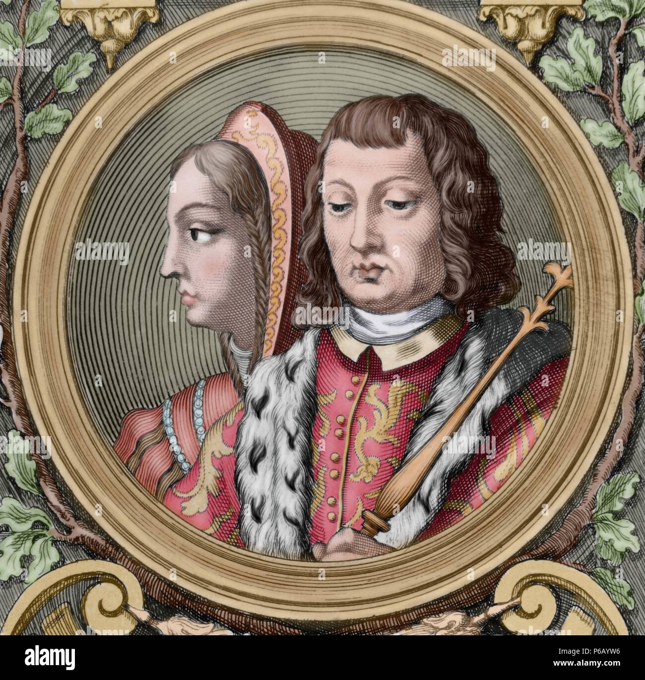 Catholic Kings, Isabella I (1451-1504) and Ferdinand II (1452-1516 ...