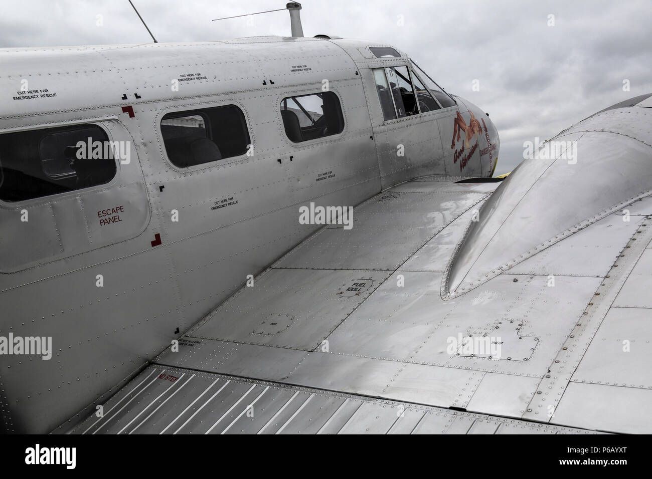 Beech 18 aircraft hi-res stock photography and images - Alamy